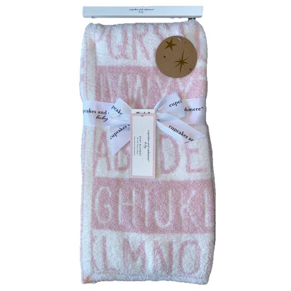 cupcakes & cashmere | Bedding | Nwt Cupcakes Cashmere Baby Blanket Abcs ...